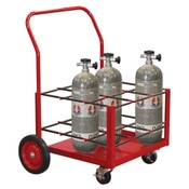 LC12-4-U SCBA Cylinder Mobile Rolling Vertical Storage Cart | 30MIN ...