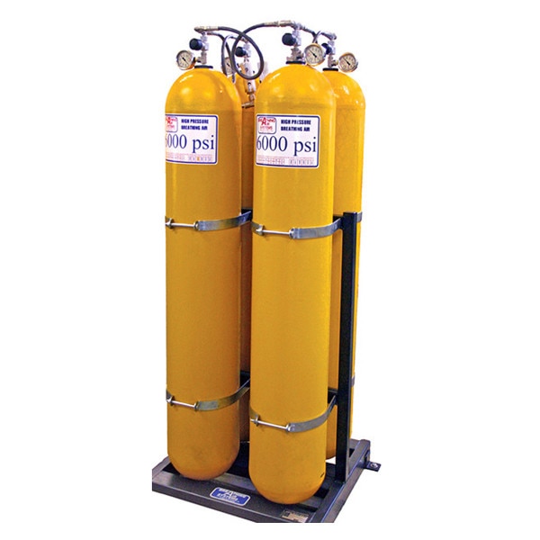 AS7-4VR Four ASME Vertical Cascade Cylinders System With Regulator ...