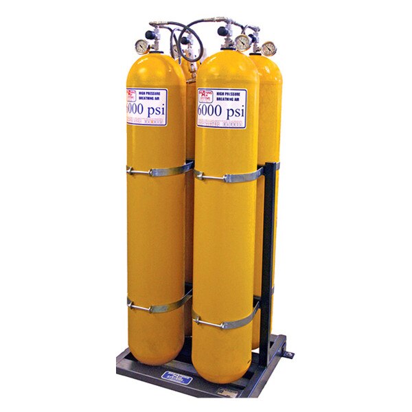 AS7-4V Four ASME Vertical Cascade Cylinders System With Plumbing HP ...