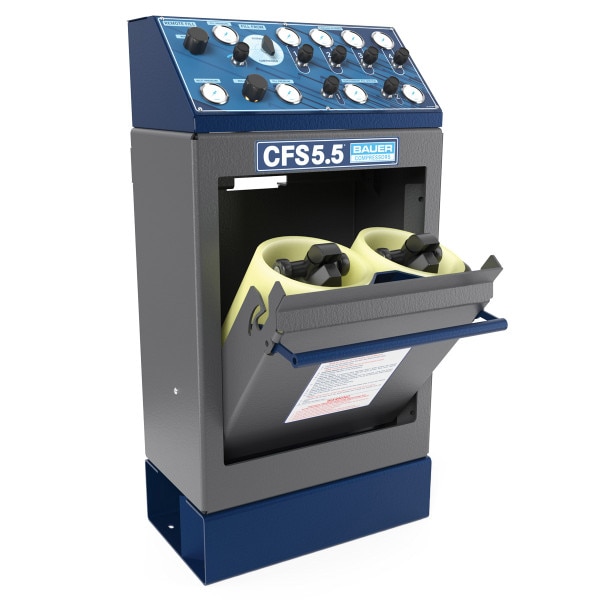 CFS5.5-2SX4X4 BAUER Compressors 2-Position 5.5 Containment Fill Station ...
