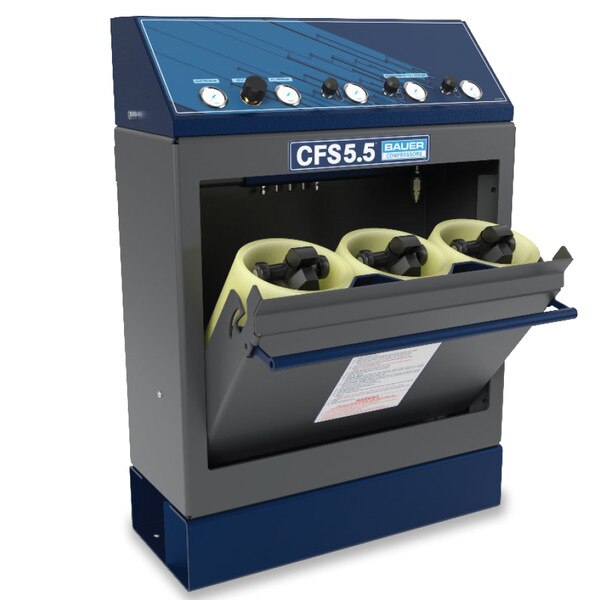 CFS5.5-3S-7K BAUER Compressors 3-Position 5.5 Containment Fill Station ...