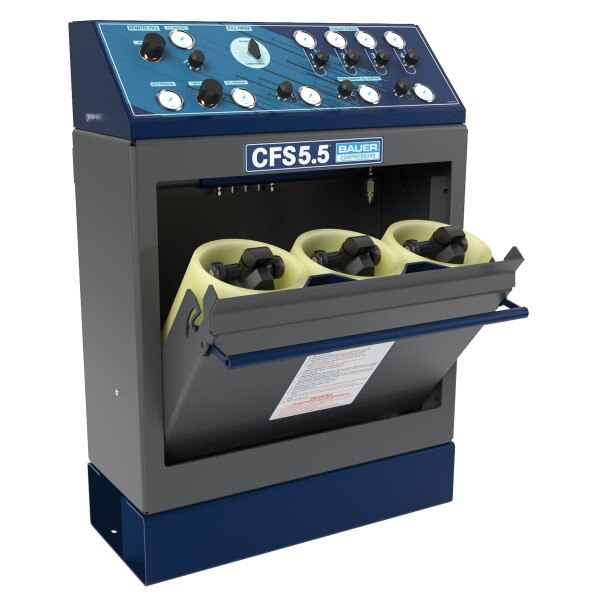 CFS5.5-3SX4X4 BAUER Compressors 3-Position 5.5 Containment Fill Station ...