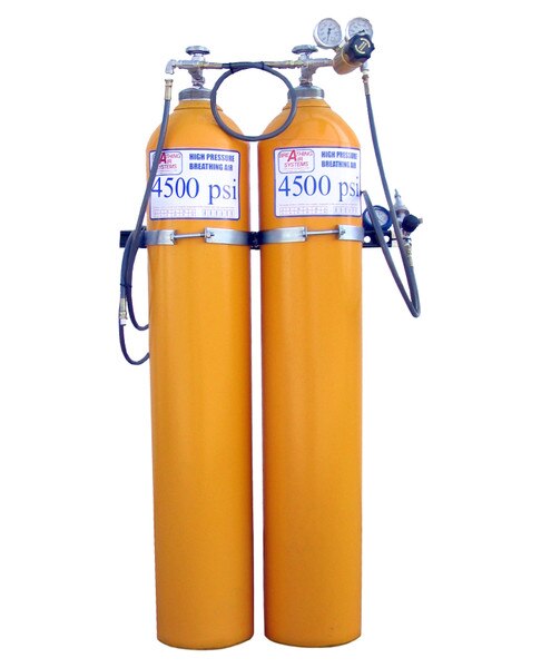 CS4-2R Two Cascade Cylinders With Plumbing HP Hose 4500PSI | High ...