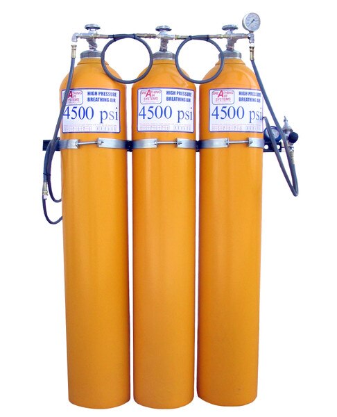 CS4-3 Three Cascade Cylinders With Plumbing HP Hose 4500PSI | High ...
