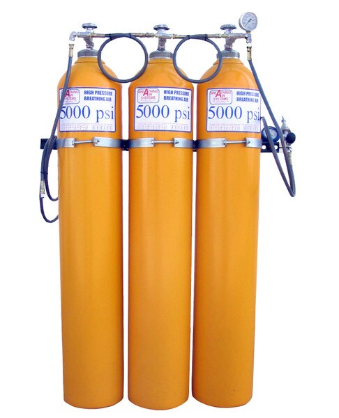 CS5-3 Three Cascade Cylinders With Plumbing HP Hose 5000PSI | High ...