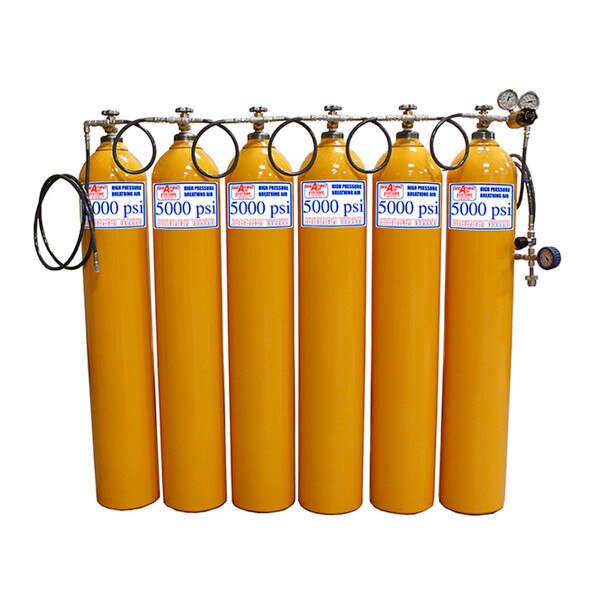 CS5-6R Six Cascade Cylinders With Plumbing HP Hose 5000PSI | High ...