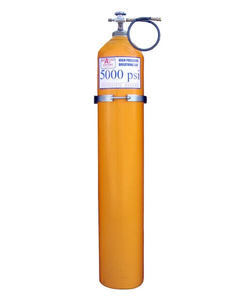 CS5A Cascade Cylinder With Pigtail and Rail 5000PSI | High Pressure ...