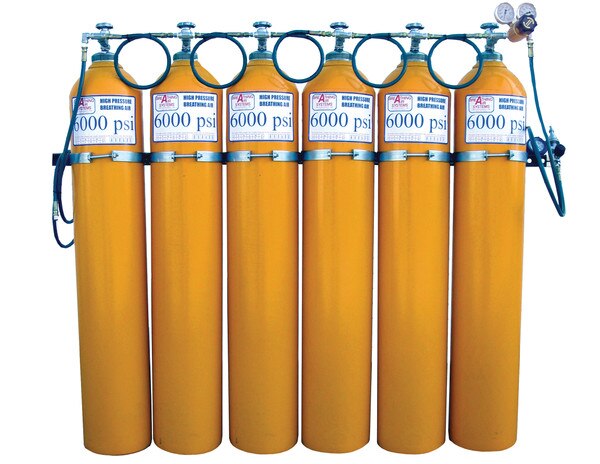 CS6-6R Six Cascade Cylinders With Plumbing HP Hose 6000PSI | High ...