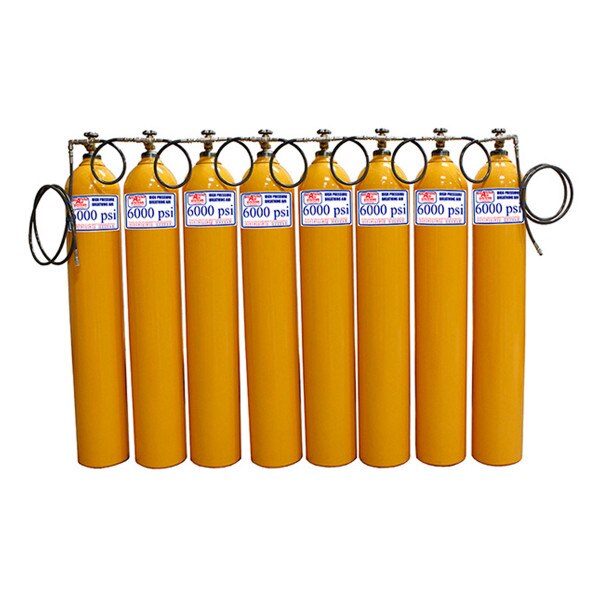 CS6-8 Eight Cascade Cylinders With Plumbing HP Hose 6000PSI | High ...