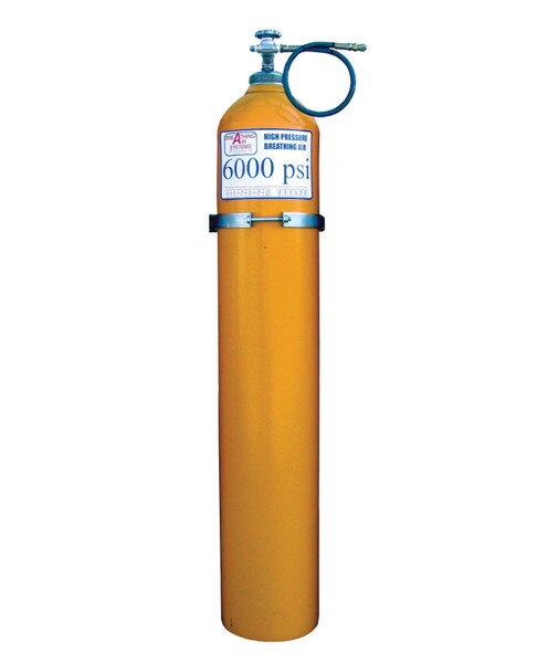 CS6 Cascade Cylinder With Elbow, Mounting Rail, HP Hose 6000PSI | High ...