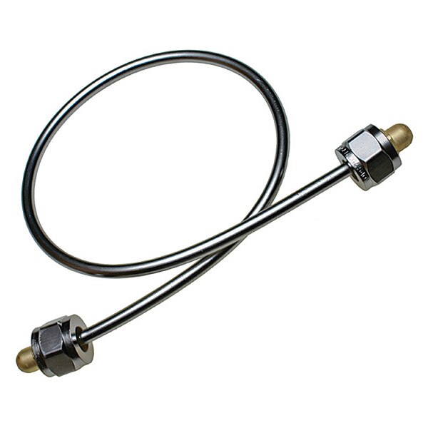 M54-18 Oxygen CGA540 Pigtail Chrome Plated Brass Pipe Hose | 2400PSI ...