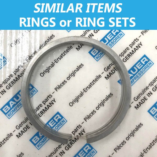 N01084 K14 Ring Set 3RD Stage - OEM Bauer Compressors Maintenance Parts ...